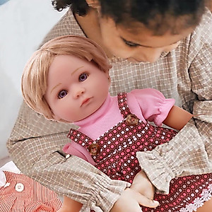 MLcnleS Alive Baby Doll Clothes and Accessories - 12 Sets Girl Doll Clothes Dress for 12 13 14 15 16 Inch Doll, Baby Doll Clothes - Doll Outfits Accessories w/Hairpin & Underwear for Doll Gift