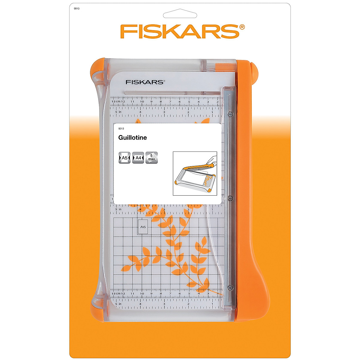 Fiskars 1003922 Guillotina Bypass 22 cm, A5, Standard