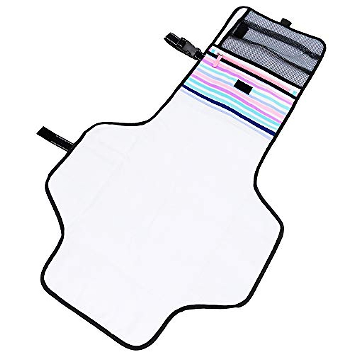 SCOUT Game Changer Portable Diaper Changing Pad, Padded Baby Changing Mat with Storage Pockets (Multiple Patterns Available)