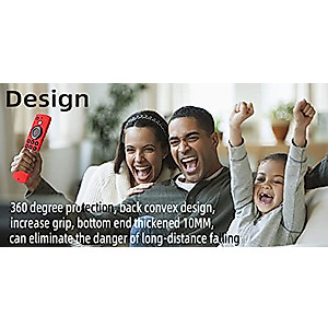 Silicone Case for Fir TV Stick Lite(2nd gen) Remote Control, Anti- Slid Shockproof Bright Color Silicone Cover with Lanyard(Pink)