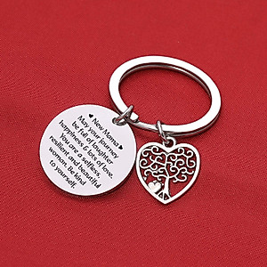 Expecting mother Gift Baby Announcement Gift for New Mom Keychain New mother Jewelry pregnancy Keychain pregnancy Jewelry mother to be Gift baby shower Jewelry Expectant mom Keychain
