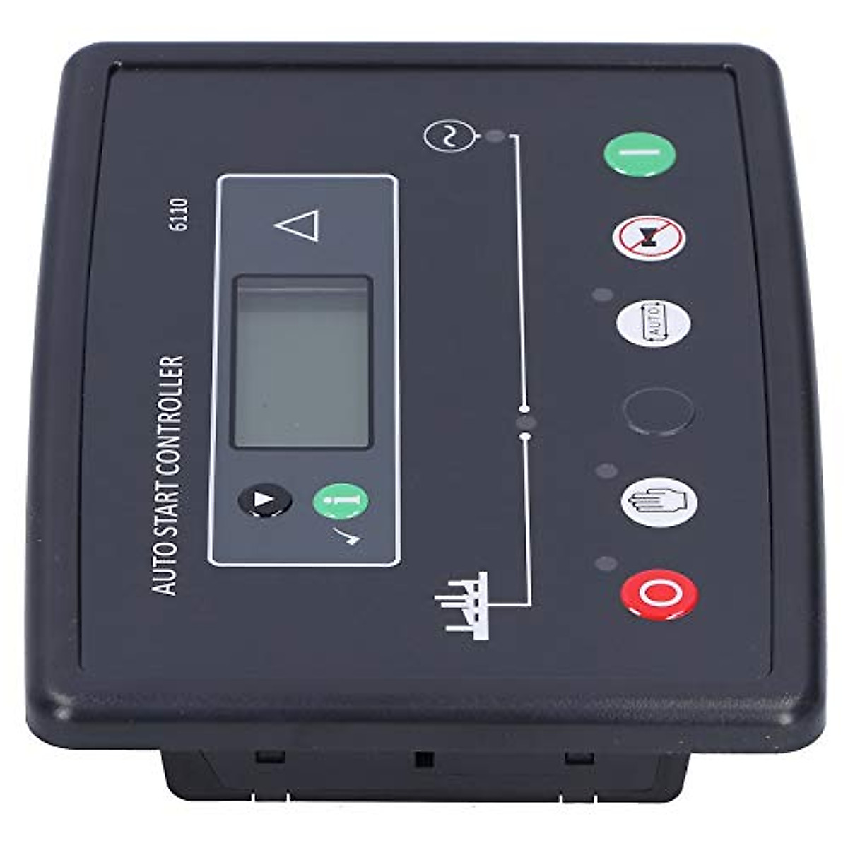 Eujgoov DSE6110 LCD Display Screen Generator Automatic Controller Module Electronic Power Controller Module 8V-35V DC