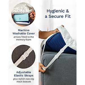 ViscoSoft 3 Inch Memory Foam Mattress Topper Short Queen - Select High Density Ventilated RV/Camper Mattress Pad - Premium Removable Rayon Cover