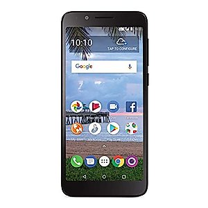 Total Wireless Carrier-Locked TCL LX 4G LTE Prepaid Smartphone - Black - 16GB - Sim Card Included - CDMA