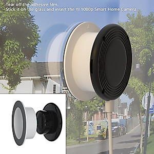 Teccle Window Mount for Yi Smart Home Camera, Through Window Use Yi Home Camera, No Indoor Reflections (2 Pack)