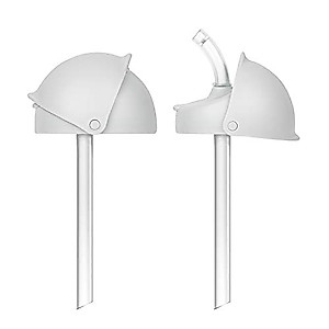 Boon NURSH Reusable Silicone Baby Bottles & NURSH Silicone Straw Conversion Top, Straws for NURSH Baby Bottles & NURSH Silicone Sippy Cup Lid, 6 Months and up