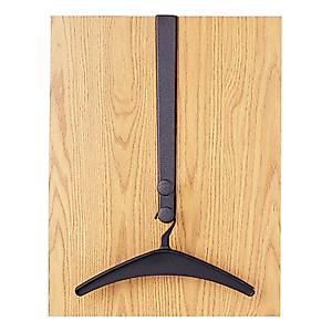 Quartet Over-the-Door Hook, Double Posts, 1 Hanger Included, Black (20703)