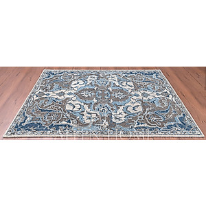 Allen Home Wool Area Rug | Nicol Natural Traditional Decorative Carpet | Area Rugs Suitable for Living Room, Bedroom, Dining Room | 100% Wool | 100% Cotton Backing | 9’ x 12’ |