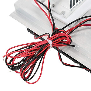 12V Compact Refrigeration Cooling Systems Air Conditioning Systems with Miniature,Thermoelectric Cooler,Semiconductor Refrigeration Cooling Device Thermoelectric Cooler 12A 12V DIY Refrigeration