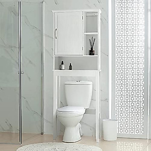 Teamson Home Newport Wooden Storage Cabinet, White Space Saver