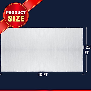 JOYIN Christmas Snow Blanket Roll (15In x 10Ft), 3 Pcs Soft Thick Artificial Snow Blanket, Snow Rolls, Snow Sheets, Fake Snow Cotton Fabric for Holiday Winter Christmas Table Decorations