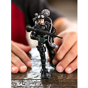 United States Navy Seal Figure Playset with Accessories and Combat Rubber Raiding Craft