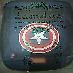 Lonme Backpacks Captain America Children Primary Schoolbag School Bags Teenager Student Backpack Dayback Waterproof (Royal Blue, Large)