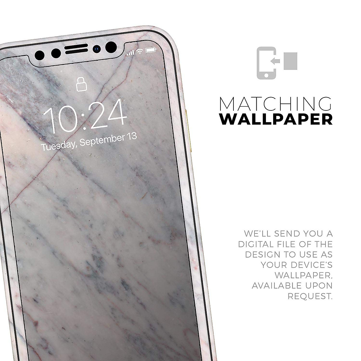 Design Skinz Slate Marble Surface V12 Protective Vinyl Decal Wrap Skin Cover Compatible with The Apple iPhone XR (Screen Trim & Back Glass Skin)