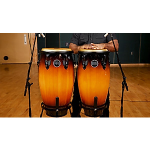 Meinl Percussion HC512VSB Headliner Series 11-Inch and 12-Inch Conga Set With Basket Stands, Vintage Sunburst