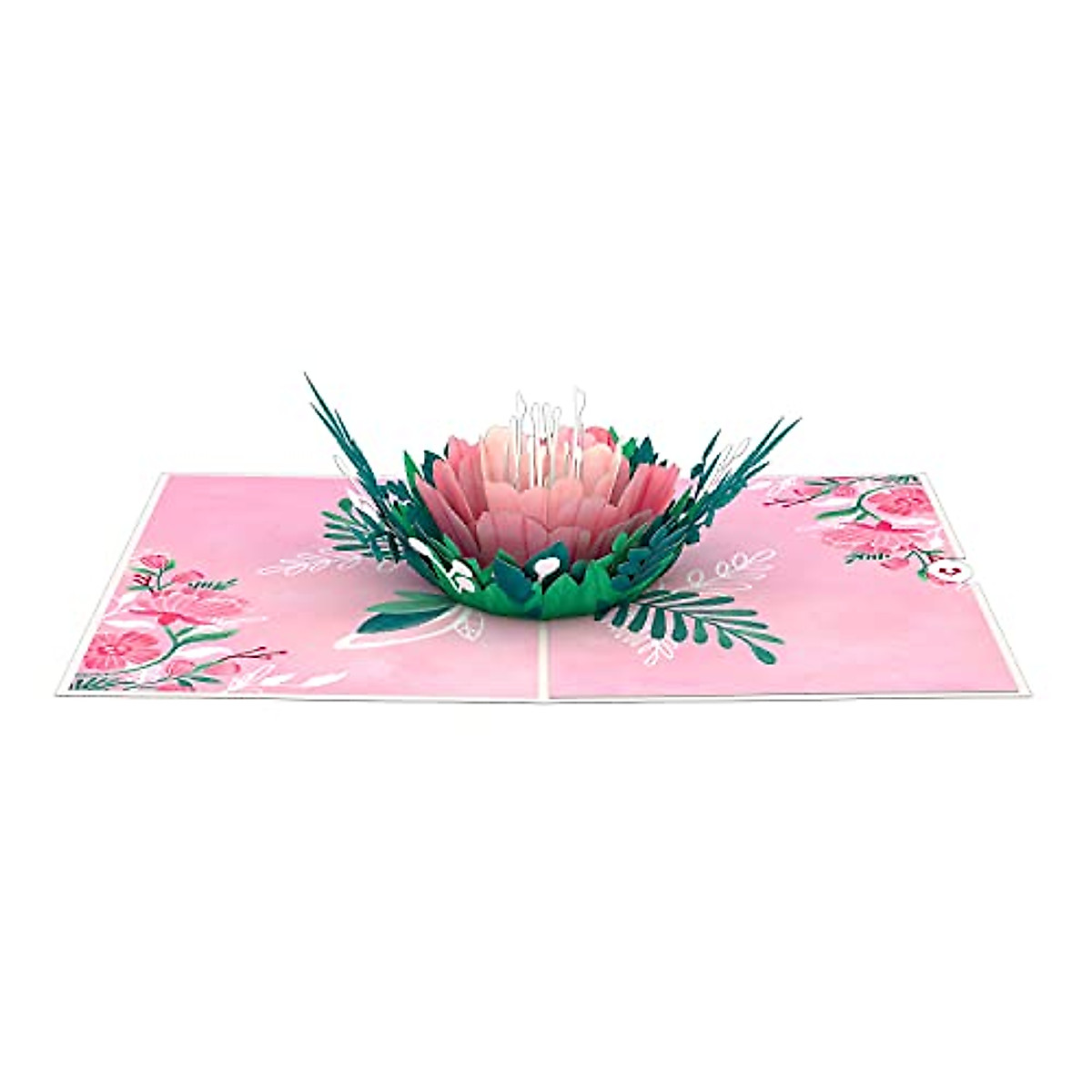 Lovepop Garden Rose Bloom Pop Up Card, 5x7-3D Greeting Card, Mother's Day Card, Card for Wife or Mom, Anniversary Pop Up Card, Pop Up Birthday Card