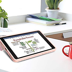 PIXIU compitable with Samsung Galaxy Tab A 8.0 2019 Case T290 T295, Slim Lightweight Stand Folio PU Leather Case for Tab A 8.0 2019 without S Pen Model SM-T290 (Wi-Fi) SM-T295 (LTE) (Purple Marble)