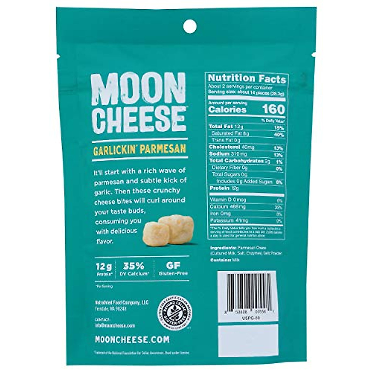 MOON CHEESE Garlickin' Parm Bites, 2 OZ