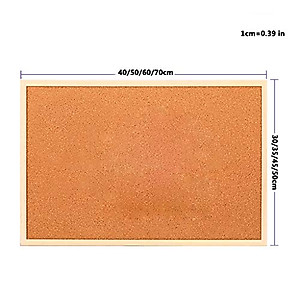 Cork Board Photo Wall, Home Wall-Mounted Message Board, Bulletin Board for Office or Classroom, Pushpin Board, memo Board