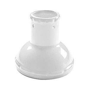 KAMaster White Ceramic Chicken Holder for Grill, Beer Can Chicken Throne for Smokers, Green Egg Parts Non-Stick Steamer Roaster Rack Vertical Stand for Kamado BBQ Accessories