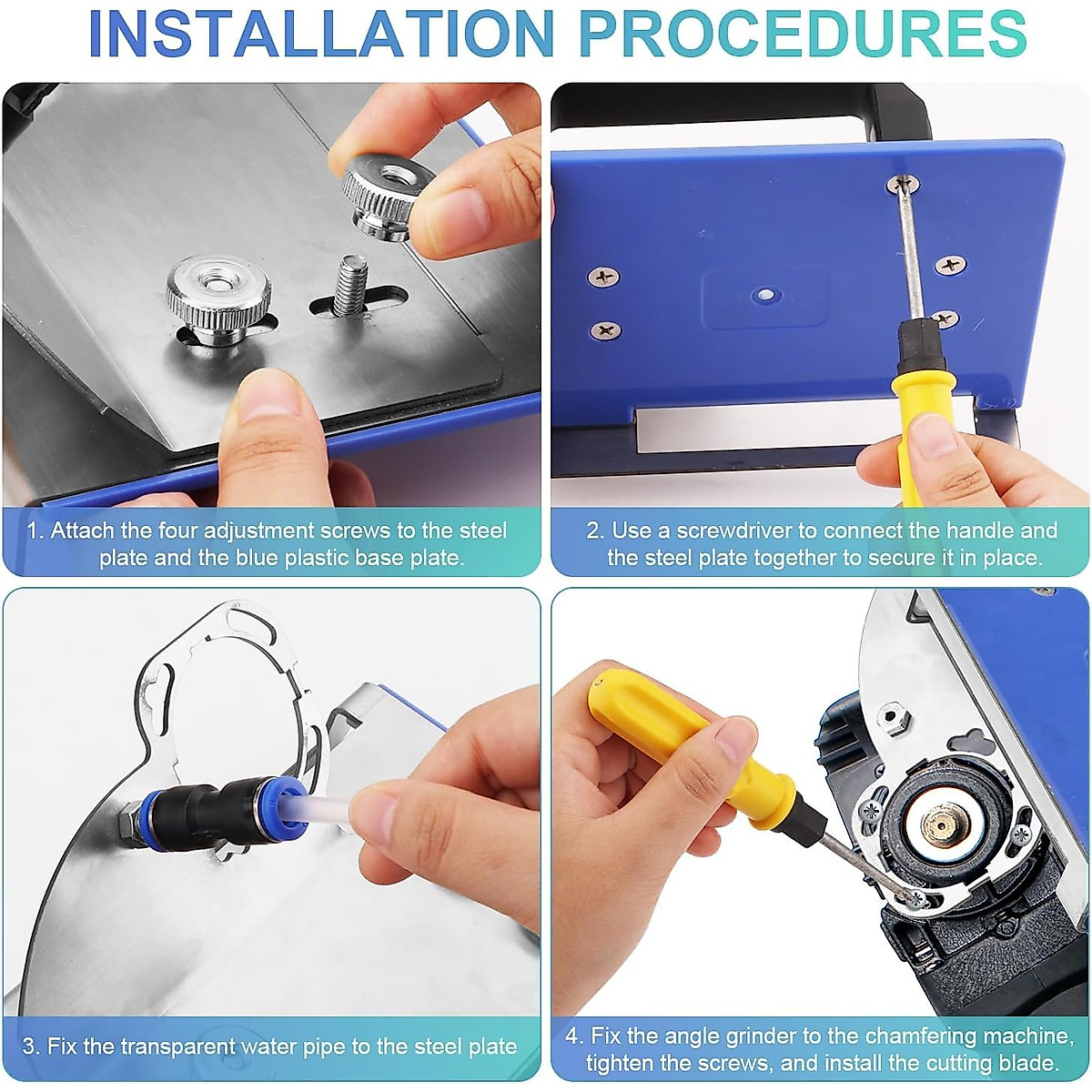 Angle Grinder Stand for Tile 45° Chamfer Cutting, Tile Cutter Tool 45 Degree Ceramic Tile Chamfer, Angle Grinder Holder Tile Tools, Special Cutting Bracket for 100-Type Angle Grinders