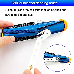 Zerlimb 2 Pack AV2501S Brush Roller Replacement Compatible with Shark AV2501AE AV2501S RV2502AE AV2511AE RV2610WA RV2610WD RV2620WD RV2520AOUS AV2510AOUS AI Robot Vacuum Brush