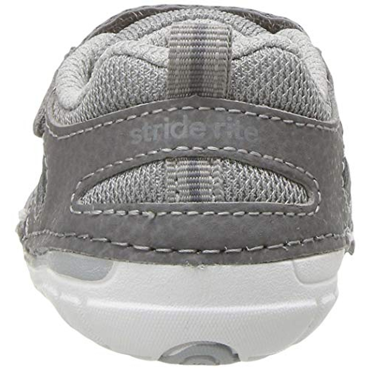 Stride Rite baby boys Adrian Athletic Sneaker, Grey, 4 Toddler US