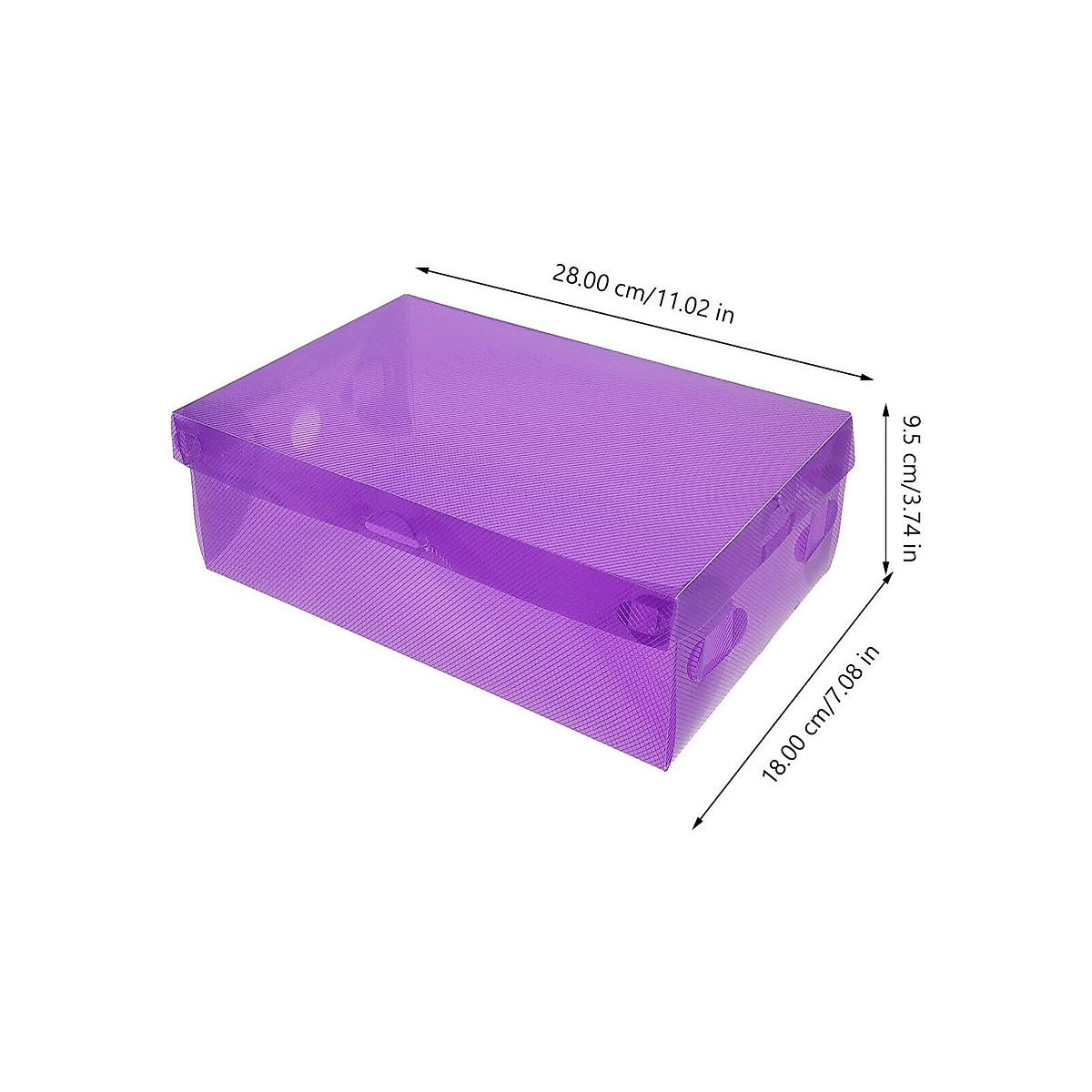 Abaodam 7Pcs Boxes plastic plastic shoes container storage box thicken with cover pp shoes Showcase Shoe Storage Shoebox Storage Box men and women Shoe Storage Boxes shoe rack shoe racks