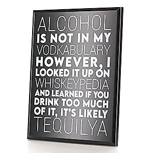 Bar Decor for Home Bar- Funny Bar Signs - Home Bar Decor - Bar Wall Decor