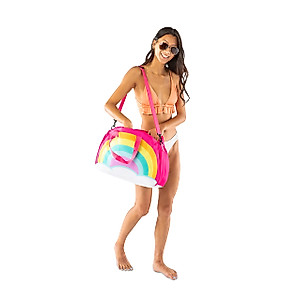 BigMouth Rainbow Cooler Bag, Multi, Large