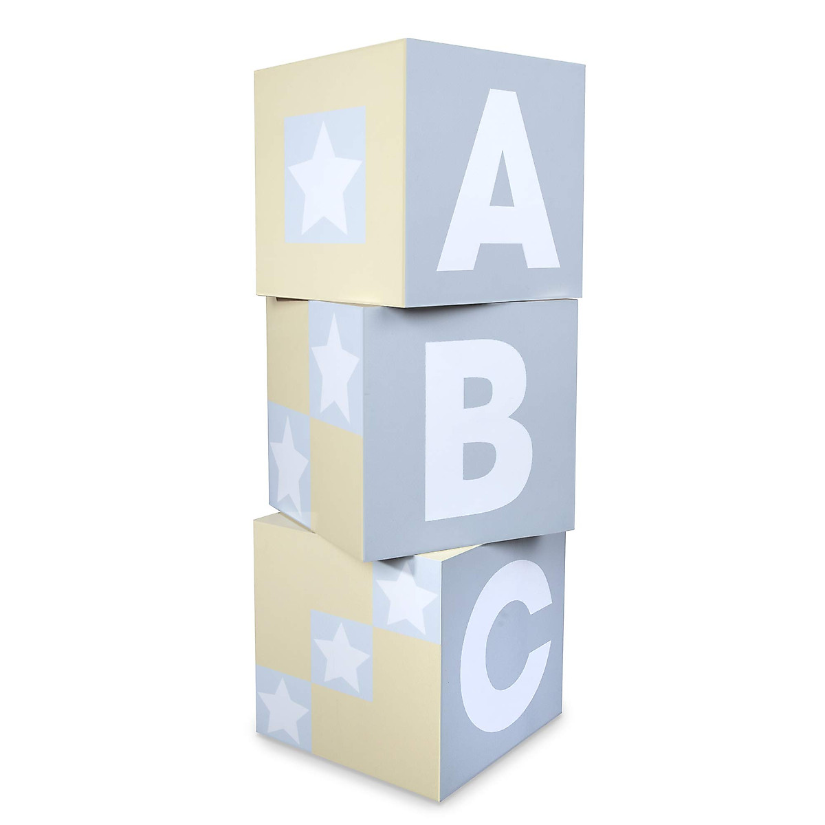 Melissa & Doug Jumbo ABC-123 Blocks - Natural