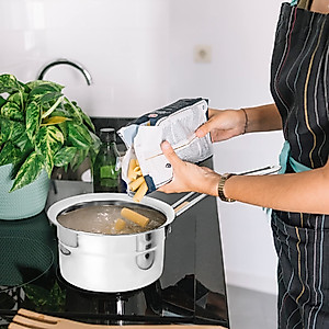 KSJONE Set of 2 Professional Grade Saucepan with Stay Cool Handles, Kitchen Cooking Pans, Dishwasher Oven Safe & Compatible with All Stovetops Multipurpose for Home Restaurant (1 Quart & 2 Quart)