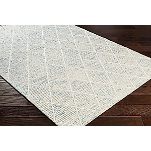 Mark&Day Area Rugs, 9x12 Miette Modern Ice Blue Area Rug, Blue Cream Carpet for Living Room, Bedroom or Kitchen (9' x 12')