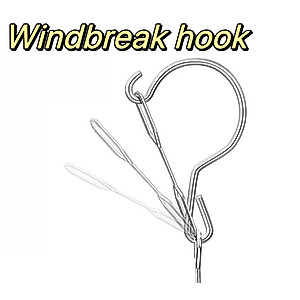 TVRTFQ 2 Pack Stainless Steel Sock Drying Rack with 80 Clips,360° Rotatable Windproof Hook Clothes Hanger Rack for Sock,Bras,Underwear,Baby Clothes,Hat,Scarf,Pants,Gloves,Towel and Laundry Accessories