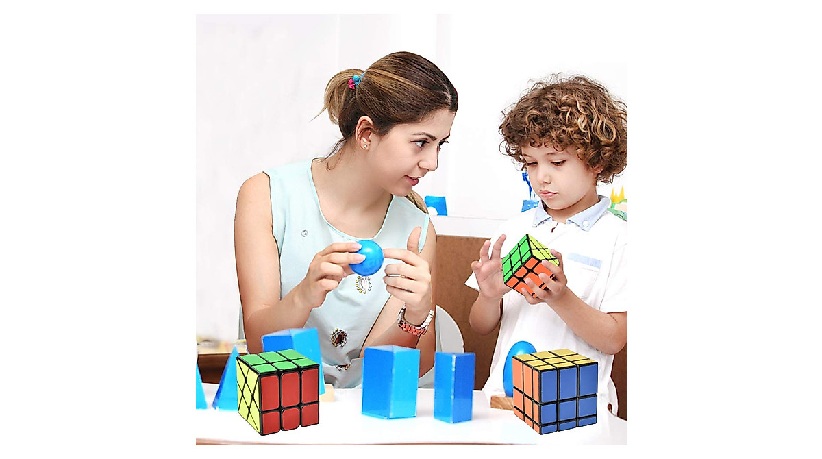 YJ Cube Set 4-Pack: Unique Challenging Puzzle Cubes