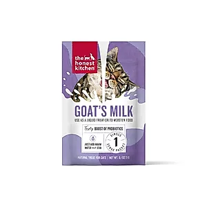 The Honest Kitchen Goat's Milk with Probiotics for Cats, 12-Pack of 3g Sachets