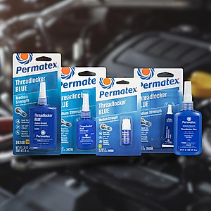 Permatex 24200 Medium Strength Threadlocker Blue, 6 ml