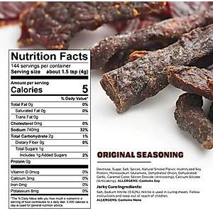 Nesco Original Flavor Jerky Seasoning and Cure for 6 Pounds of Meat