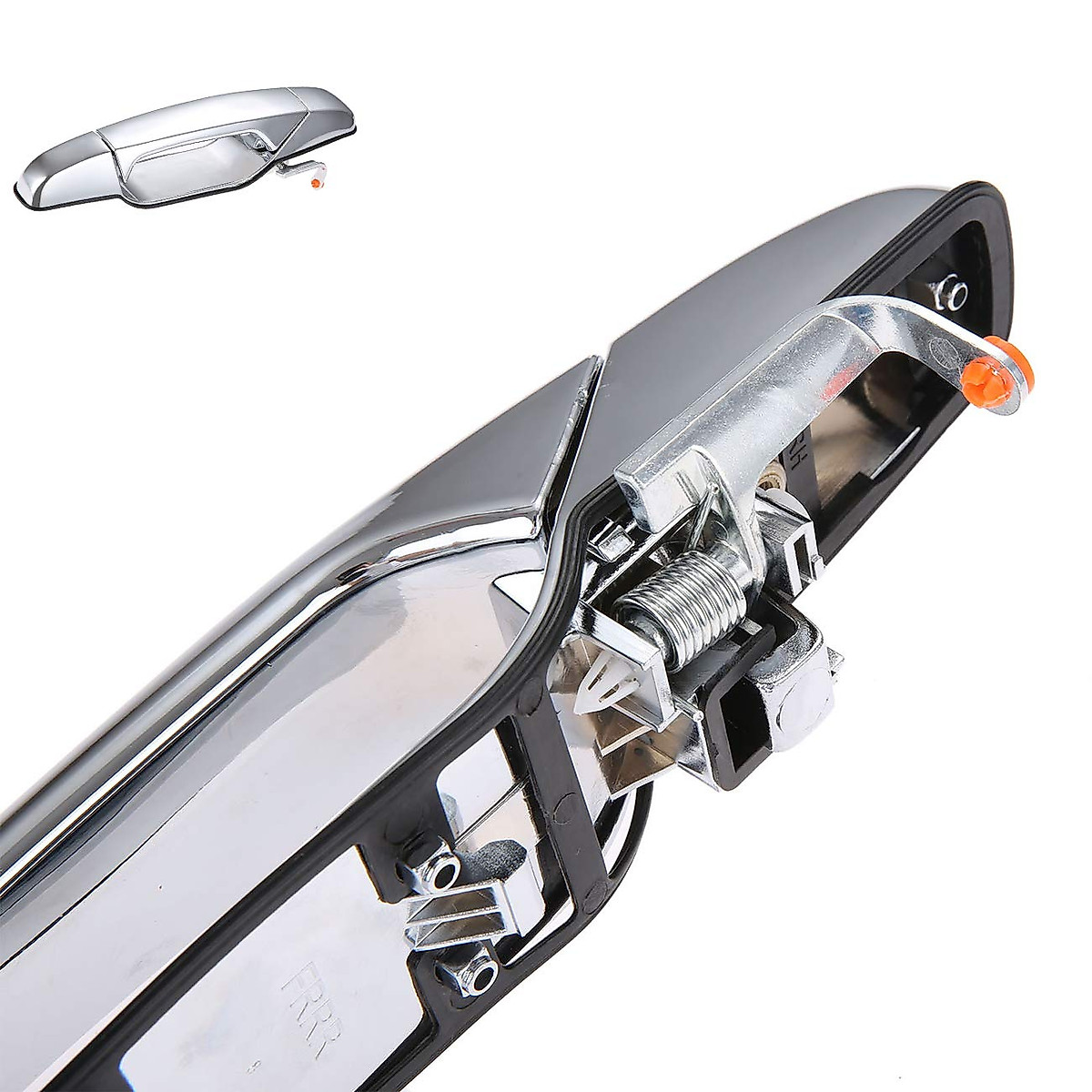 LEIMO KPARTS Exterior Chrome Door Handle Front Driver Passenger Side， Replacement for 2007-2013 Chevy Silverado Suburban Tahoe Avalanche, GMC Sierra Yukon, Cadillac Escalade | Replaces# 80546，80545