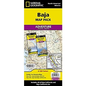 Baja [Map Pack Bundle] (National Geographic Adventure Map)