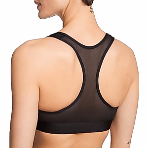Victoria's Secret Player Medium Impact Sports Bra, Racerback Bras for Women, Black (M)