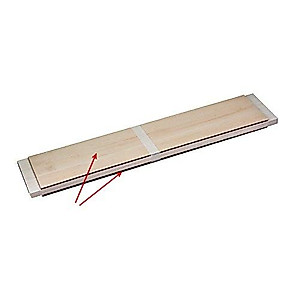 Dancing Wings Hobby AAA+ Balsa Wood Sheet Special for RC Airplane and Boat Model DIY Balsa Wood Sheet Pieces 1.5mm (Thickness) 500mm(Long) 100(Wide) mm (LS-QM-10-002)