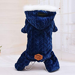 Teacup Dog Clothes Girl Dresses Pet Clothing Polyester Hoodied Sweatshirts Dog Plus Plush Pet Boy Sweatshirt Clothes Puppy Sweater