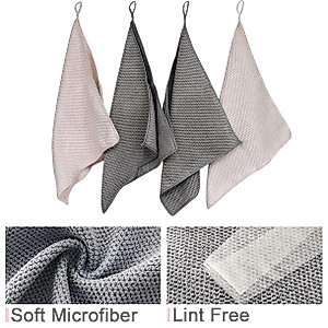 Cnyobvi 6Pack Barista Towels, Barista Microfiber Cloths, Coffee Cleaning Accessories for Espresso Machine, Steam Wand, Countertop,12”x12”