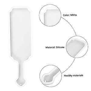 COHEALI Pallet Mold Resin Tray Silicone Soap Mold Molds for Resin Friend Ornament Silicone Molds for Resin Cup Mats Epoxy Moulds Resin Coaster Mould Coaster Mold Oar Shaped Tray Mould 1pc