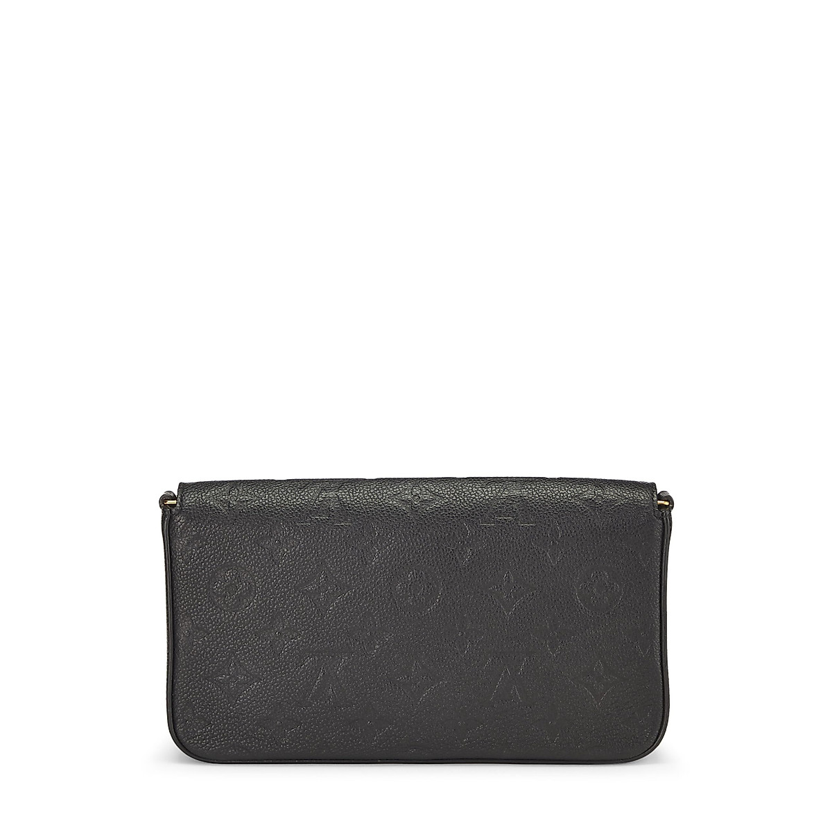 Louis Vuitton, Pre-Loved Black Monogram Empreinte Pochette Felicie, Black