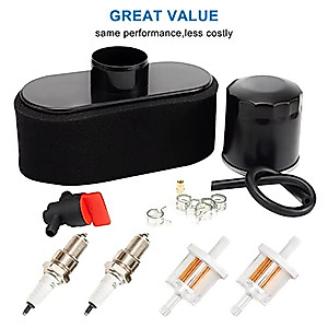 SWYLANSKY FR691V Tune Up Kit for Kawasaki FR651V FR730V FS481V FS541V FS600V FS730V Engine Lawn Mower Tractor, Replace 11013-7047 Filter 49065-7007 Oil Filter