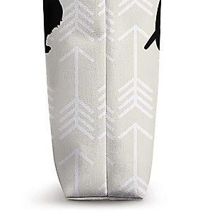 Rough Collie Love Dog Paw Arrow Mom Dad Gift Tote Bag