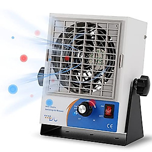 Hanchen Ionizing Air Blower New DC Type Anti Static Ionizer Electro-Static Discharge Ionizer Static Fan Electrostatic Elimination Discharge Static Ionizer