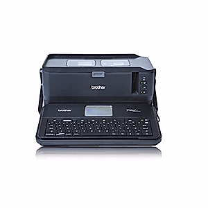 Brother P-touch Label Maker, Commercial/Lite Industrial Portable Labeler, PTD800W, Wi-Fi-Mobile-PC Connectivity, Extra-Wide Multi-Line Labeling, Links to Excel, Black